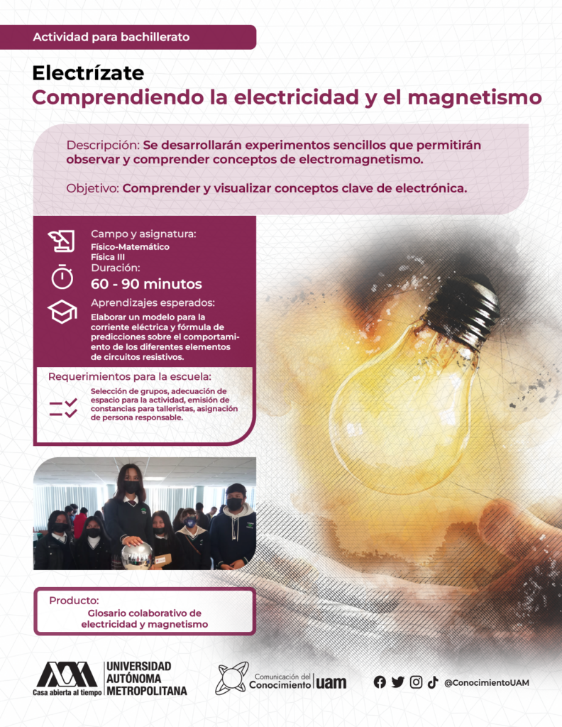 Convocatoria UAM en tu escuela 2025 – 2 – UAM – Comunicación del Conocimiento