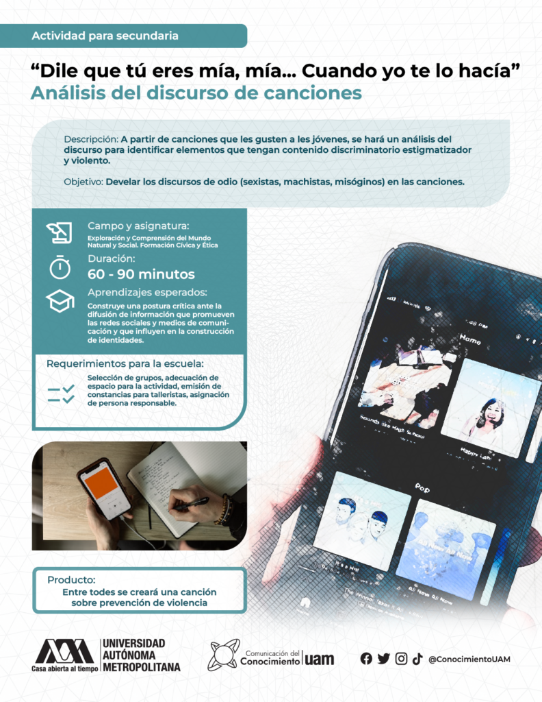 Convocatoria UAM en tu escuela 2024 – UAM – Comunicación del Conocimiento